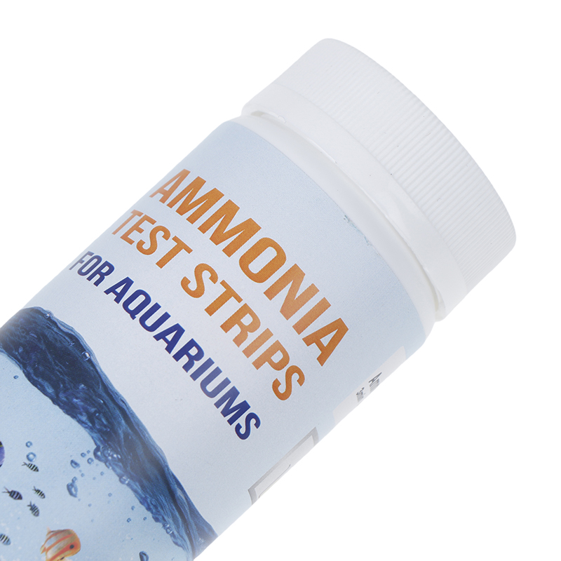 50Pcs/Bottle Ammonia Nitrogen Quick Water Quality Test Strips Aquarium ...