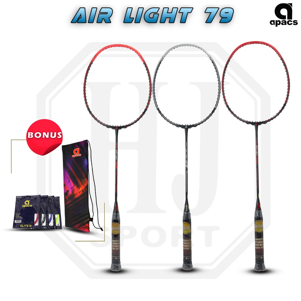 Raket Badminton Apacs Air Light 79 Bonus Komplit | Lazada Indonesia