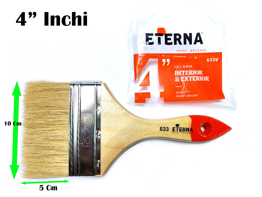 Kuas Cat Tembok Premium ETERNA 633 Original Mulai 1" inchi | Kuas ...