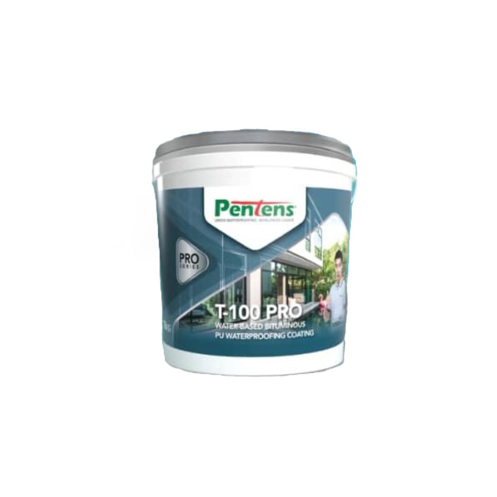 PENTENS T-100 PRO l Bituminous PU Waterproofing Coating l Fish Pond ...