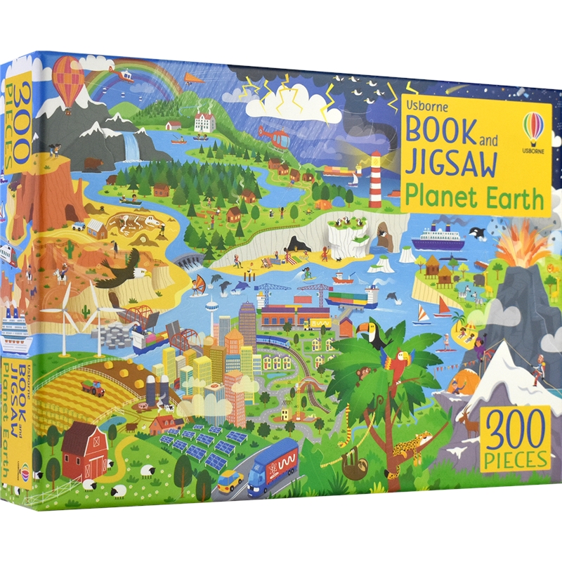 Usborne book and jigsaw planet Earth - xinfuda outlets - ThaiPick
