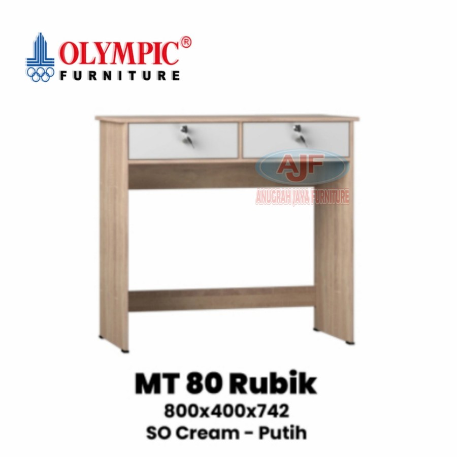 Olympic Meja Tulis / Meja Belajar Kerja / MT 80 Rubik | Lazada Indonesia