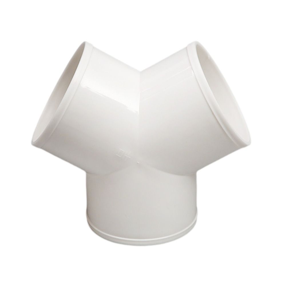 PVC Exhaust Duct Connector 100/150/200mm T/Y Shape Splitter Connector ...