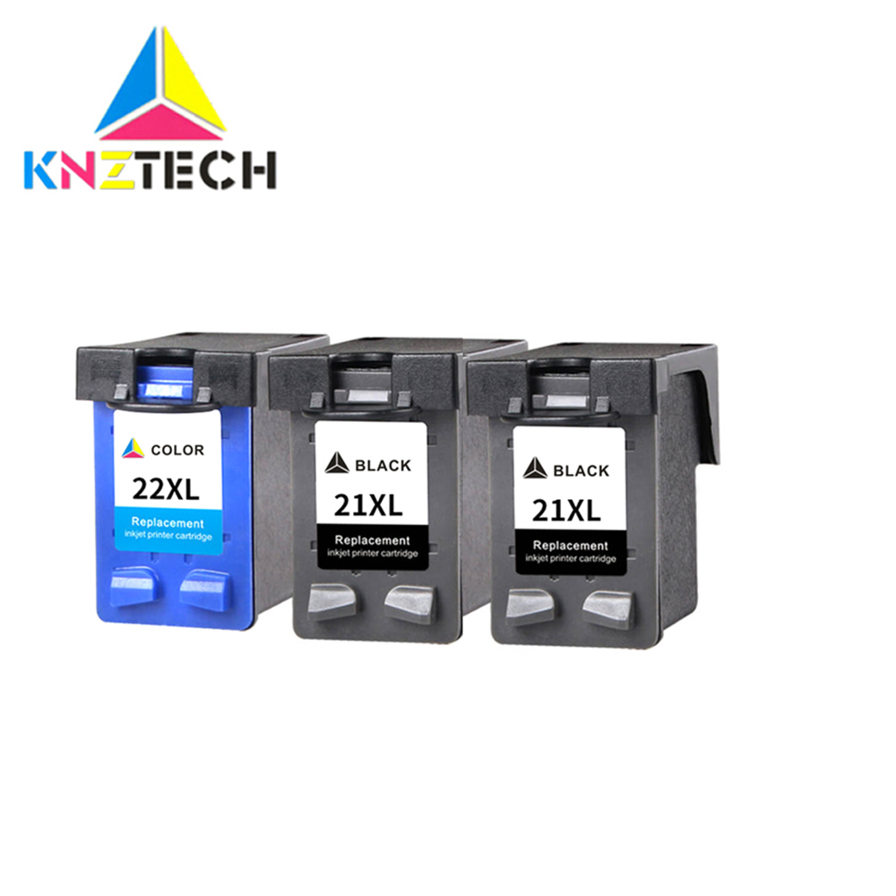 【New Arrivals】KNZTECH Ink compatible for hp21 22 21xl 22xl Deskjet ...