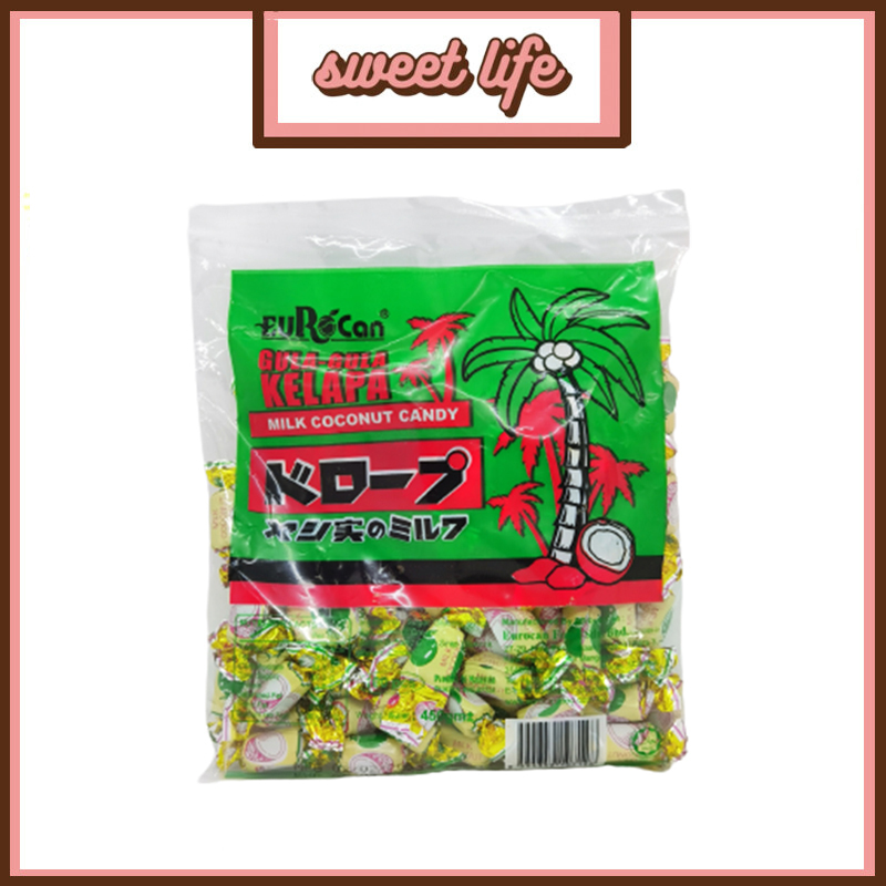 100'S EUROCAN GULA-GULA KELAPA MILK COCONUT CANDY SWEETS KANAK-KANAK ...