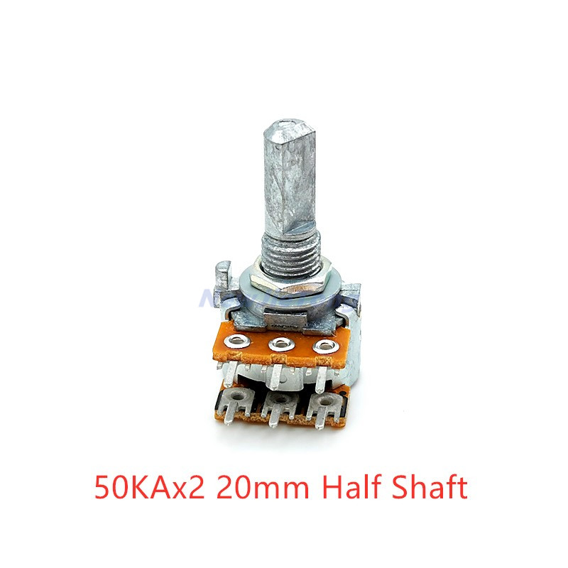 【TrendGlobe】1pc RK163 50KAx2 Audio Amplifier Amp Volume Dual-unit ...