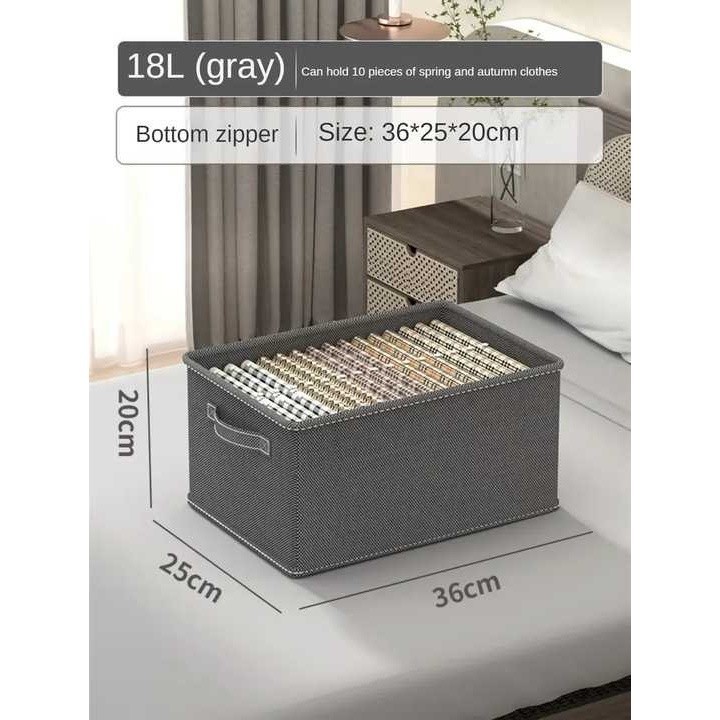 Household Storage Box for Clothes Foldable Clothes Organizer Wardrobe ...