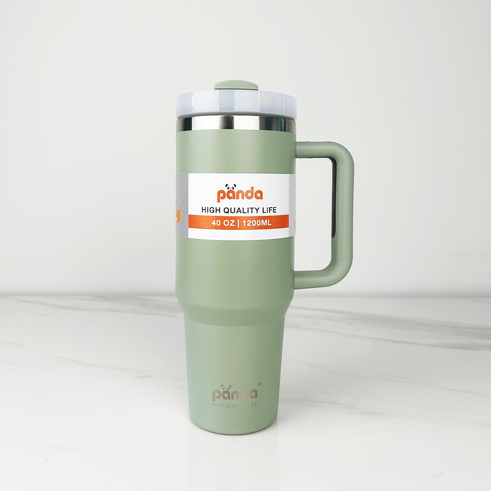 1200ML แก้วเก็บอุณหภูมิ PANDA ขวดน้ํา ขนาด 40OZ ของแท้ ขวดน้ําเก็บความเย็น แก้วเก็บความเย็น แก้ว ...