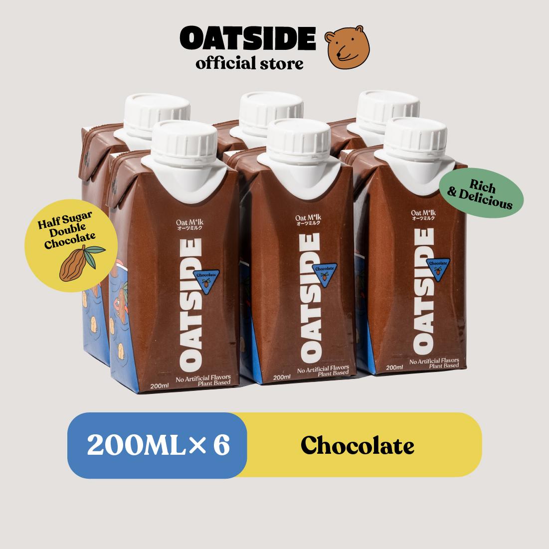 OATSIDE Mini Oat Milk Chocolate 200ml (Bundling 6 pcs) - Susu Oat Rasa ...