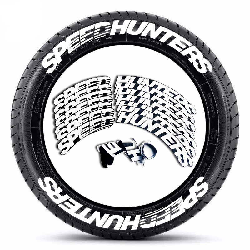 NEW 【Too much love!】3d Car Tires Rim Stickers Pvc Waterproof Letters ...