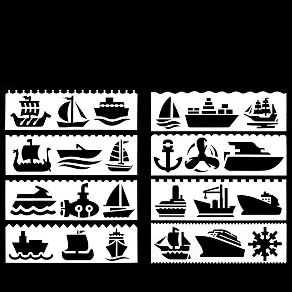 Hollowed Student Scrapbooking Painting Tools Photo Album Hand Painted ...