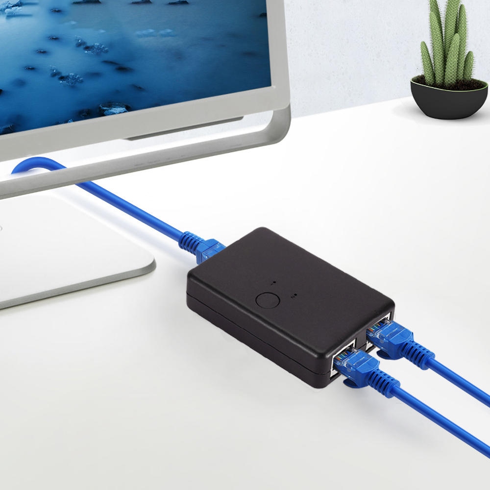 【VogueVenture】KEBIDU Mini 2 Port RJ45 RJ-45 Network Switch Ethernet ...