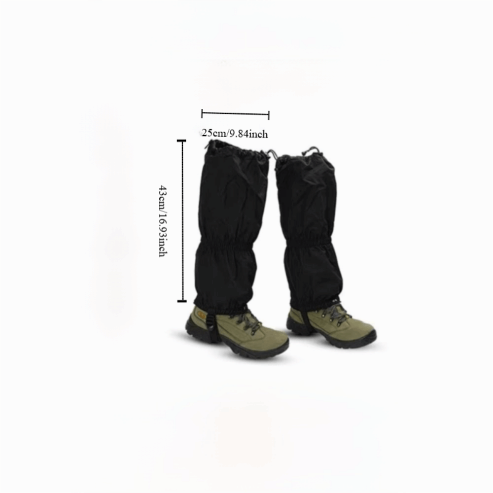 Men Women Waterproof Leg Gaiters Windproof Anti-Sand Snow Boot Covers ...