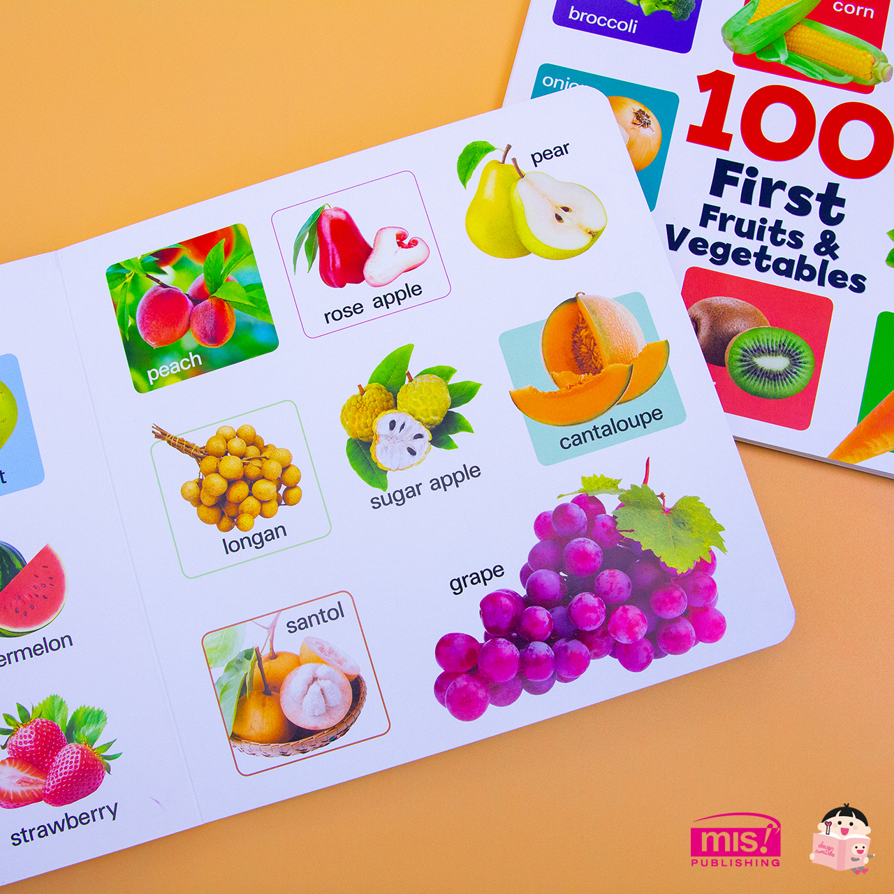 100 First Fruits Vegetables (Board Book) - สำนักพิมพ์เอ็มไอเอส (MISBOOK ...