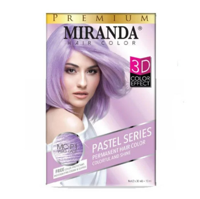 MIRANDA Hair Color Pastel Series / Semir Pewarna Rambut Pastel ...