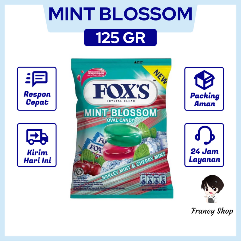 Permen Fox's Crystal Mint Blossom 125 gr | Lazada Indonesia
