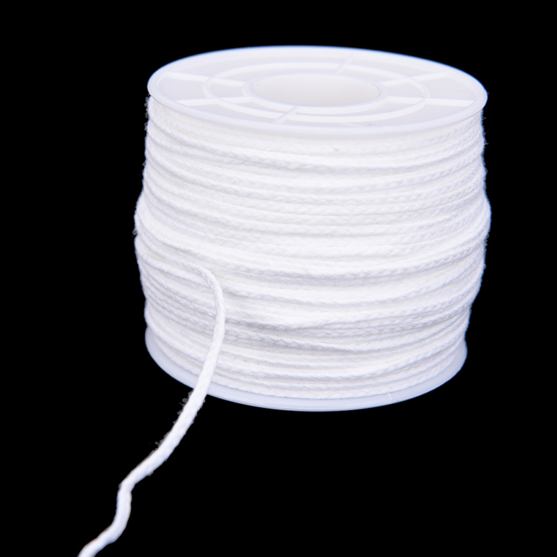 61m x 2.5mm Spool of Cotton Square Braid Candle Wicks Core For Candle ...