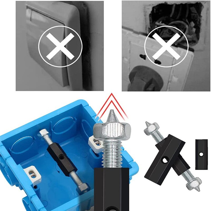 【The-Best】 10 Pcs Wall Switch Socket Cassette Repairer Adjustable ...