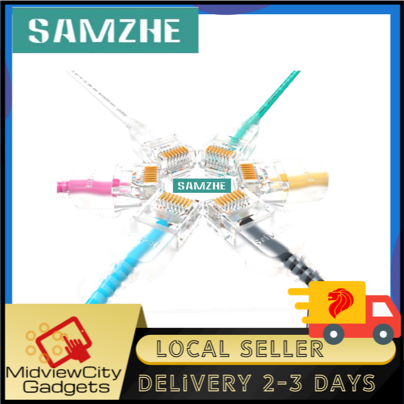 SAMZHE CAT6A Ultrafine Ethernet Patch Cable Ethernet Cable LAN Cable ...