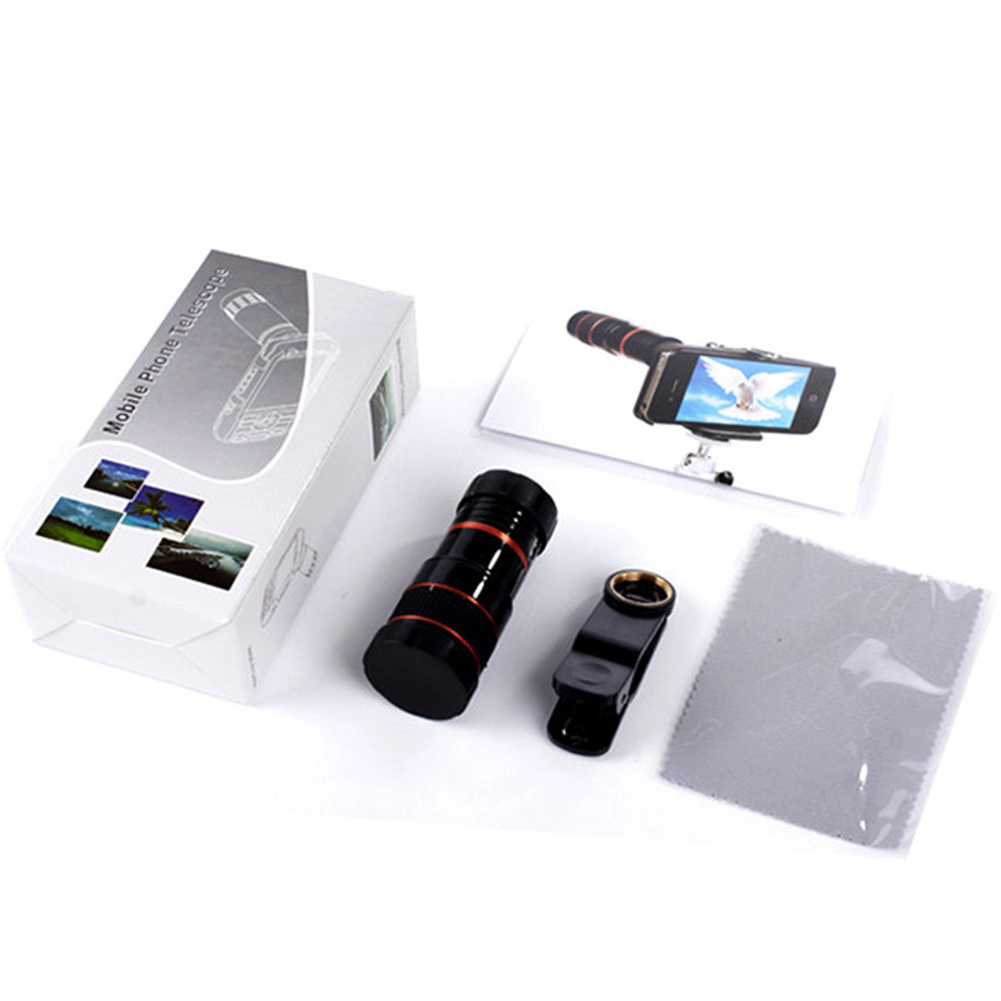 【Innovative】8/20x Zoom Lens Universal Phone External Camera Lens ...