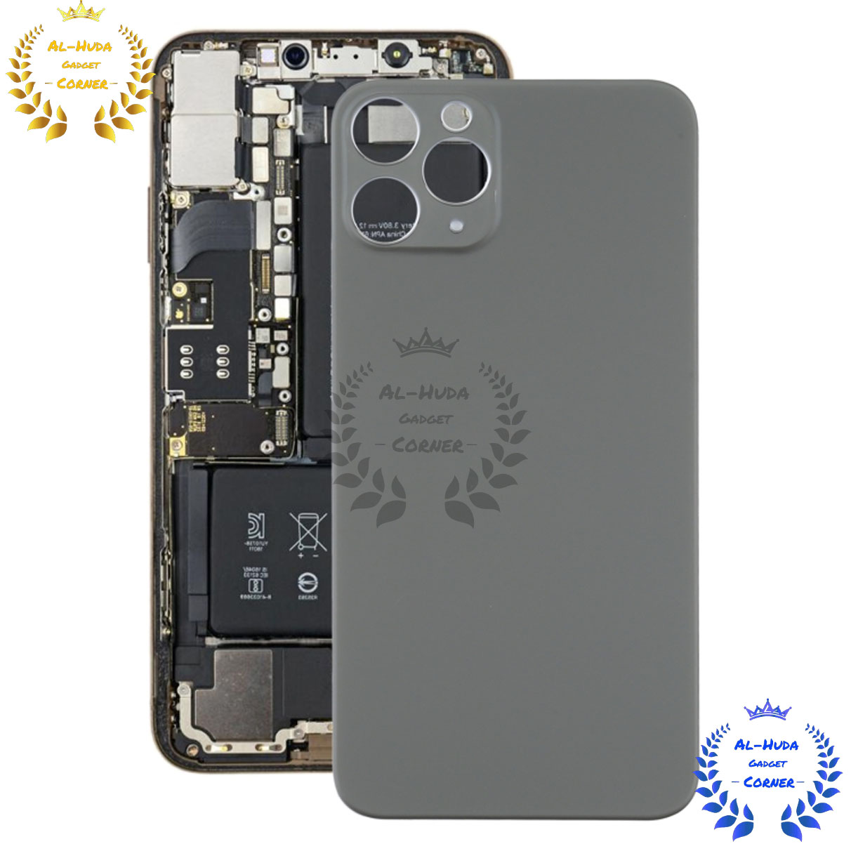 Replacement Backshell Glass Panel for Apple iPhone 12 Pro Battery Back ...