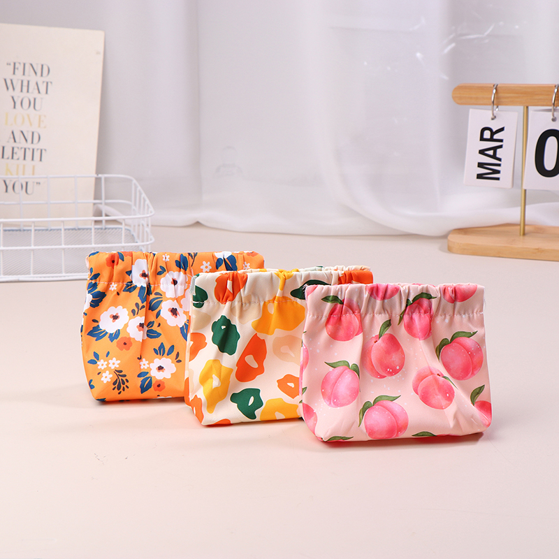 Travel Waterproof Shrapnel Print Storage Bag Makeup Bag Mini Storage ...