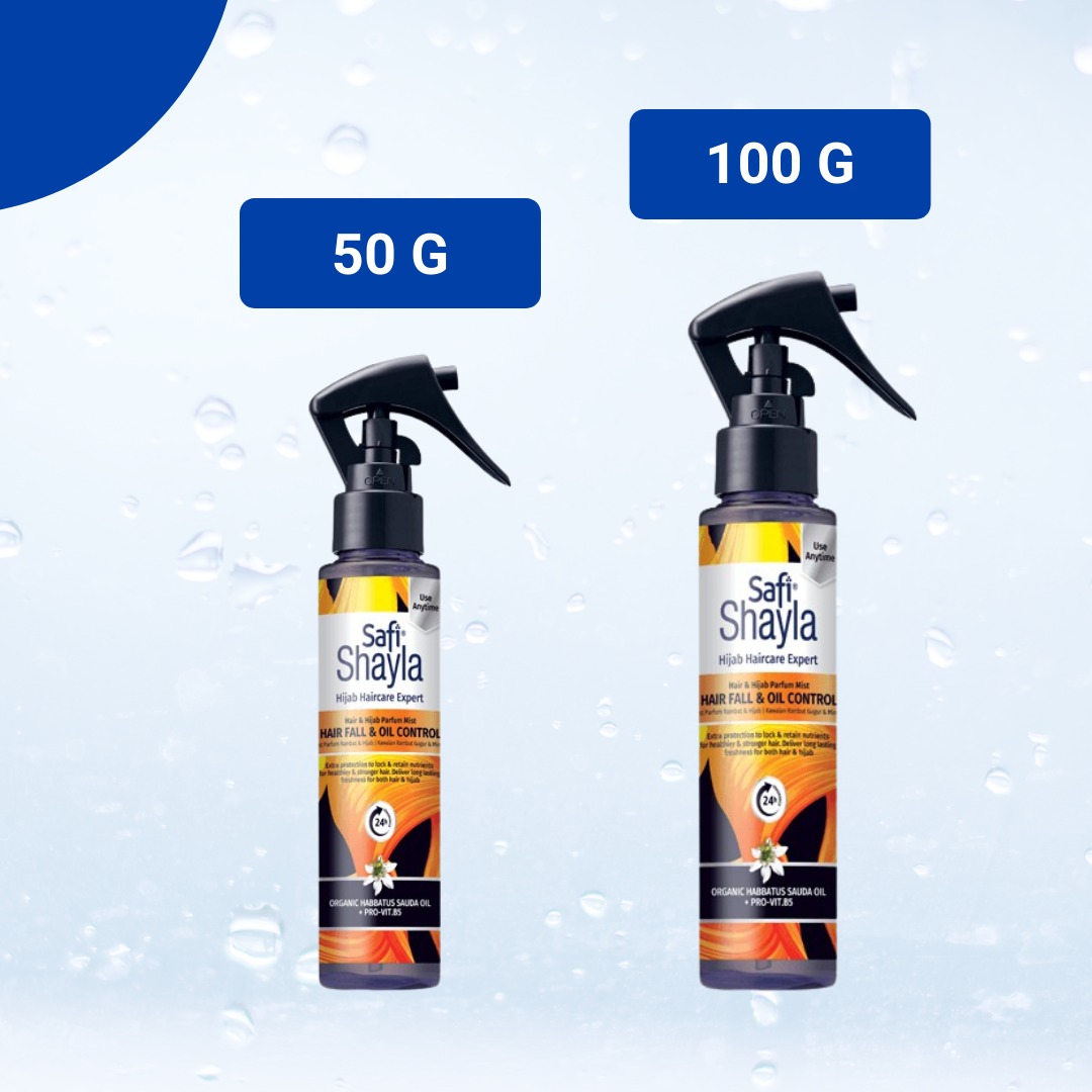 Safi Shayla Hair Mist (50g / 100g) - (Soft & Smooth / Hairfall & Oil ...