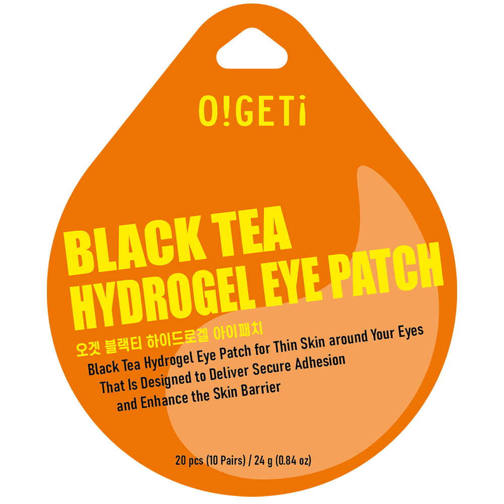 O!GETi Black Tea Hydrogel Under Eye Patches (10 pairs) - Ogeti | Lazada