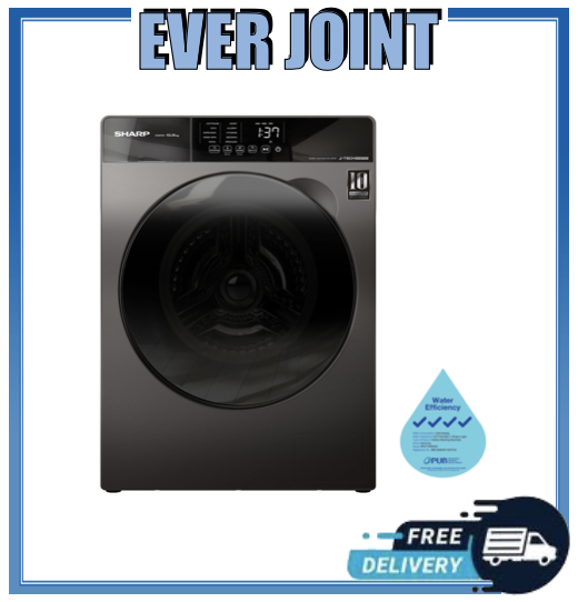 SHARP ES-FW85SG [8.5KG] FRONT LOAD WASHER (4 TICKS) | Lazada Singapore