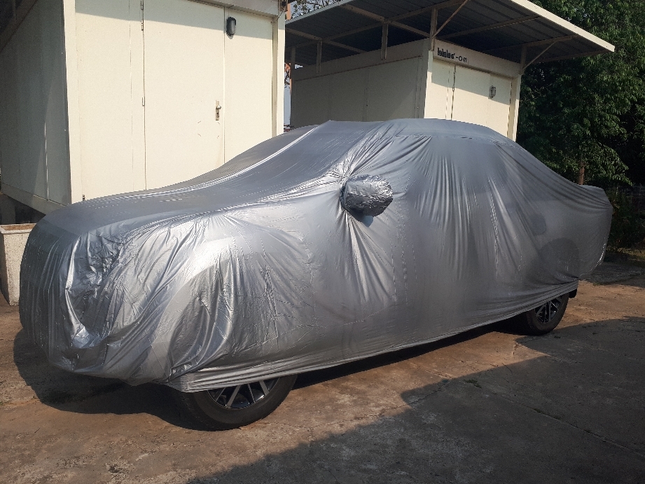 ผ้าคลุมรถยนต์กระบะ คลุมเต็มคัน HI-PVC SIZE XXL กันน้ำ กันฝุ่น กันแดด - FDCARCOVER - ThaiPick