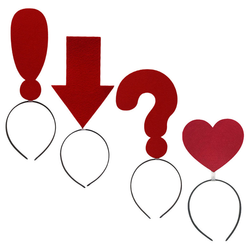 Question Mark Headband Party Photo Booth Hairband Holiday Hair Hoop ...