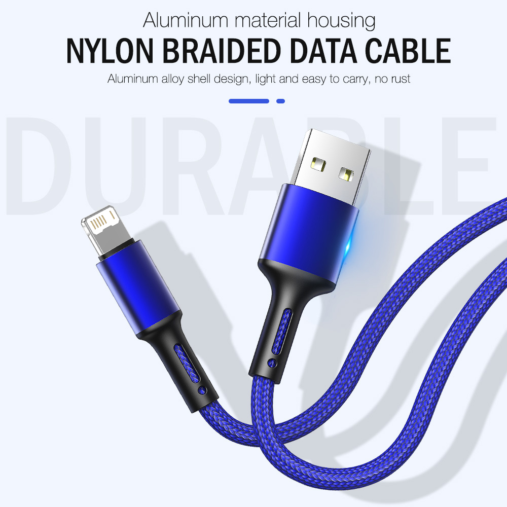 Fast Charge USB Cable For iPhone 11 12 13 14 Pro X Max 6s 7 8 Plus ...