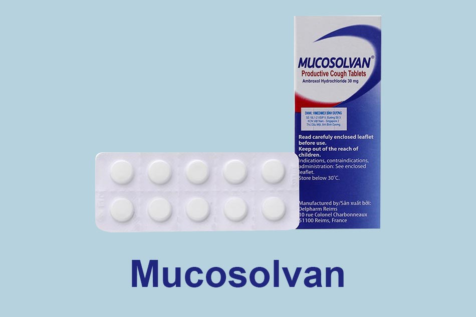 Cough Relief Tablet w/out boxes Mucosolv 30mg 10 'T Cough and Cold ...