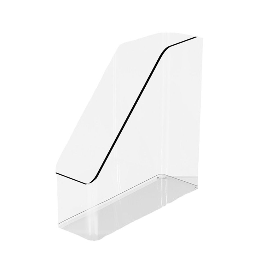 Transparent Desk File Folder Acrylic Clear File Storage Box A4 Size ...