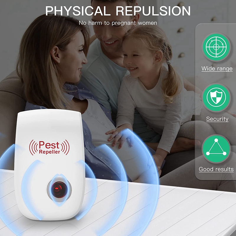 6 Pack Ultrasonic Pest Repeller Electronic Plug in Rodent Mouse Roach ...