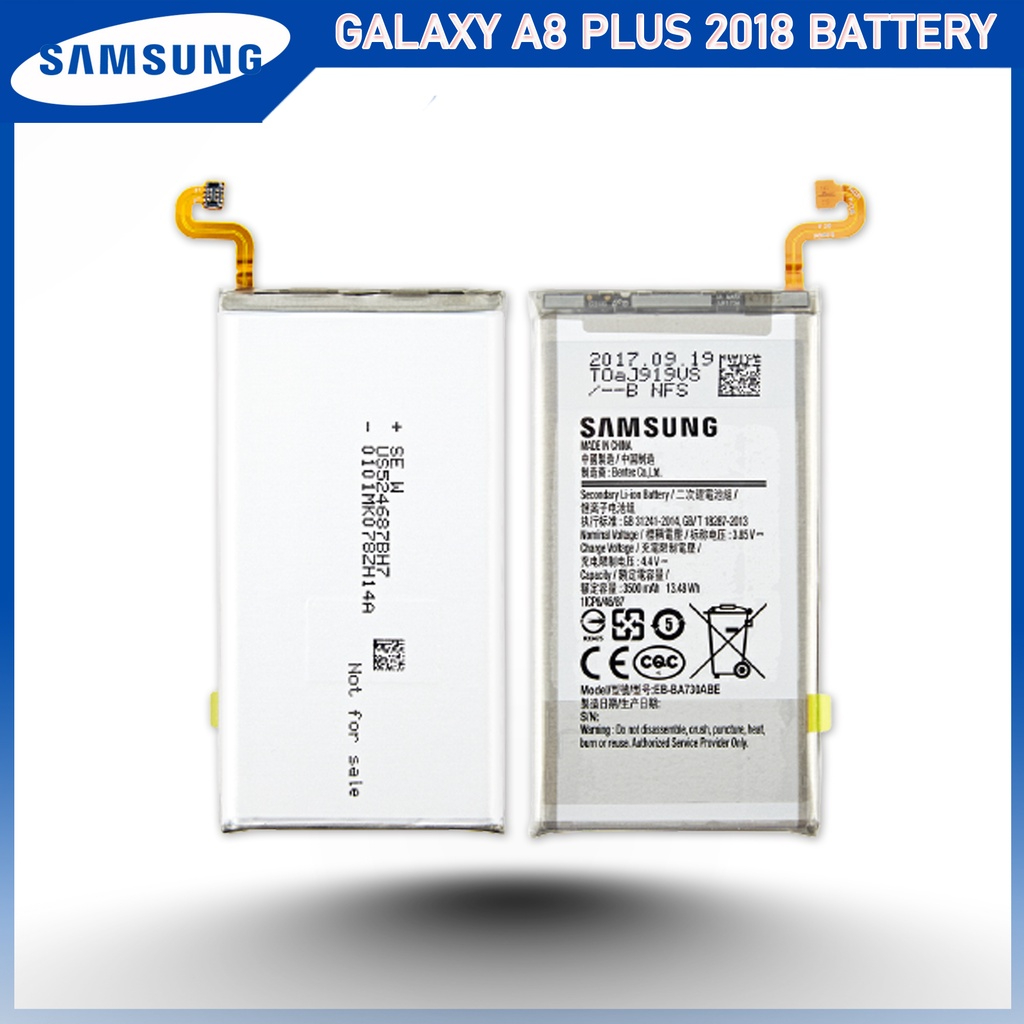 แบตเตอรี่ Samsung Galaxy A8 Plus 2018 รุ่น EB-BA730ABE (3500mAh) แบตแท้แท้... - QZ mobile phone ...