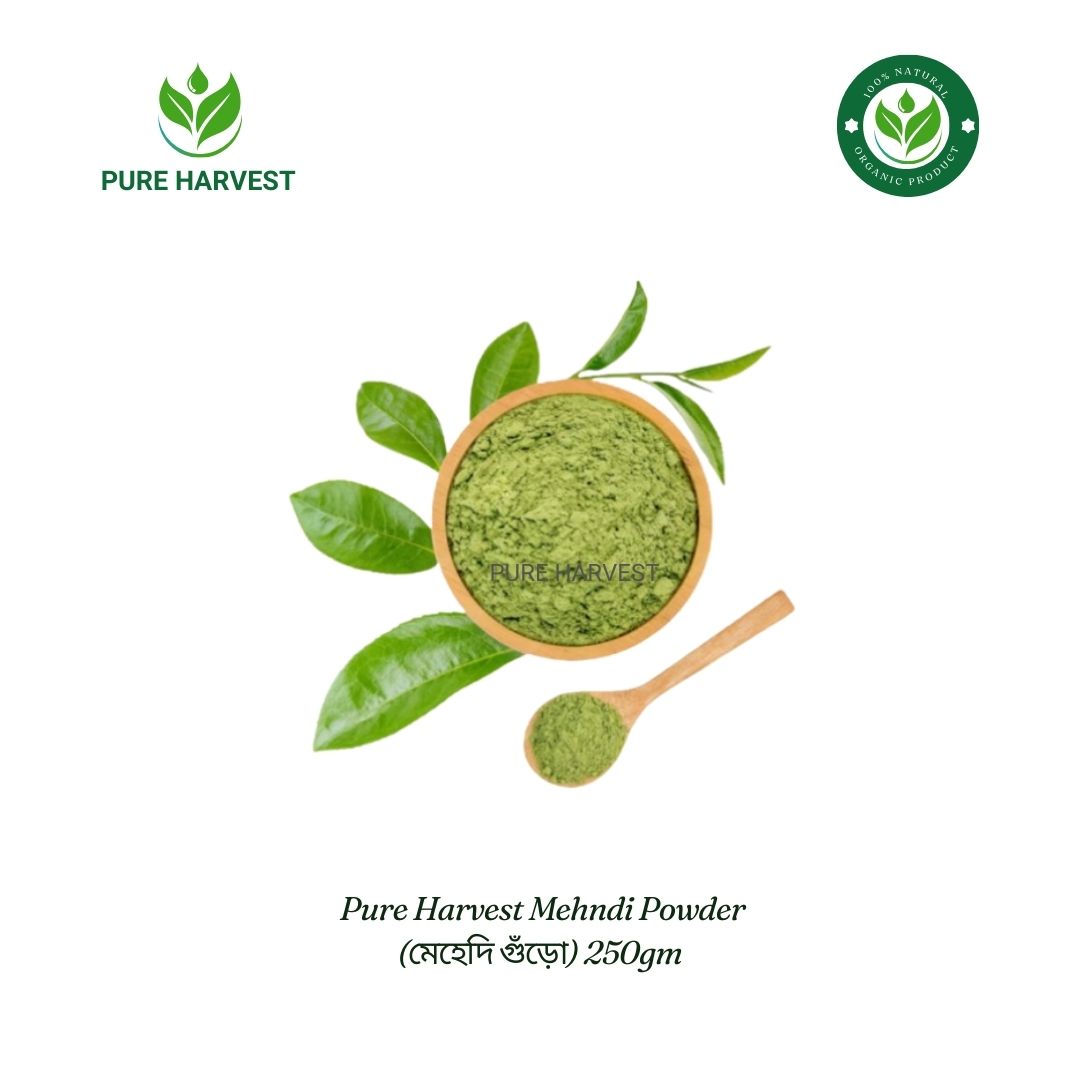 Pure Harvest Mehndi Powder (মেহেদি গুঁড়ো) - 250gm | Daraz.com.bd