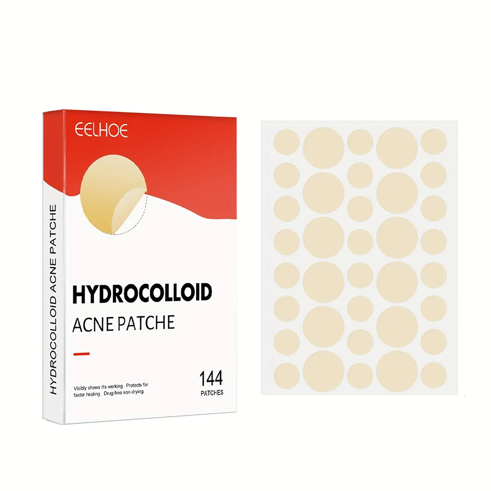 Acne Pimple Patches (144 Stick), Hydrocolloid Acne Patches with Tea ...