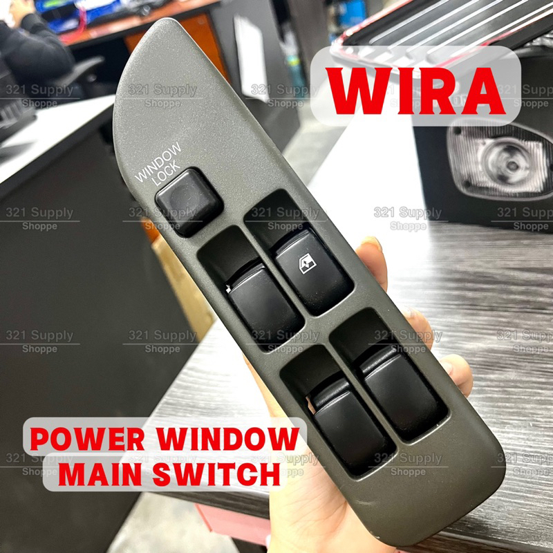 🔥PROTON WIRA POWER WINDOW MAIN SWITCH / UP DOWN OEM PNP EVO3 LANCER GSR ...