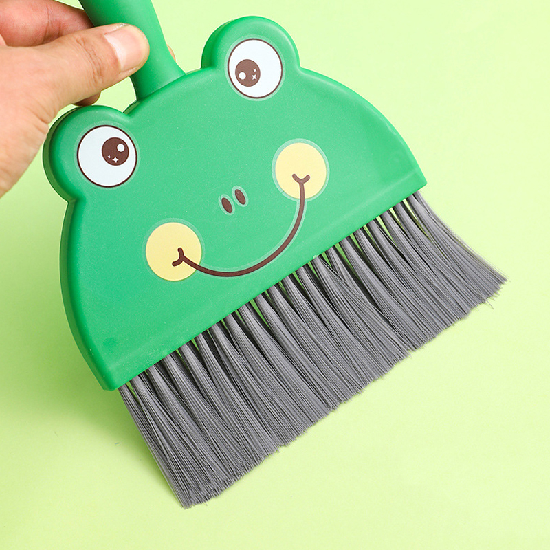 Small Broom Dustpan Set Household Desk Cleaning Desk Cleaning Garbage ...