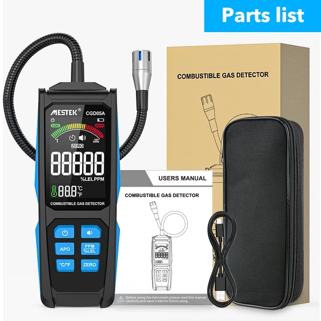 【Great Selection】 Gas Gas Analyzer Ppm Lel Units Lpg Meter Charging ...