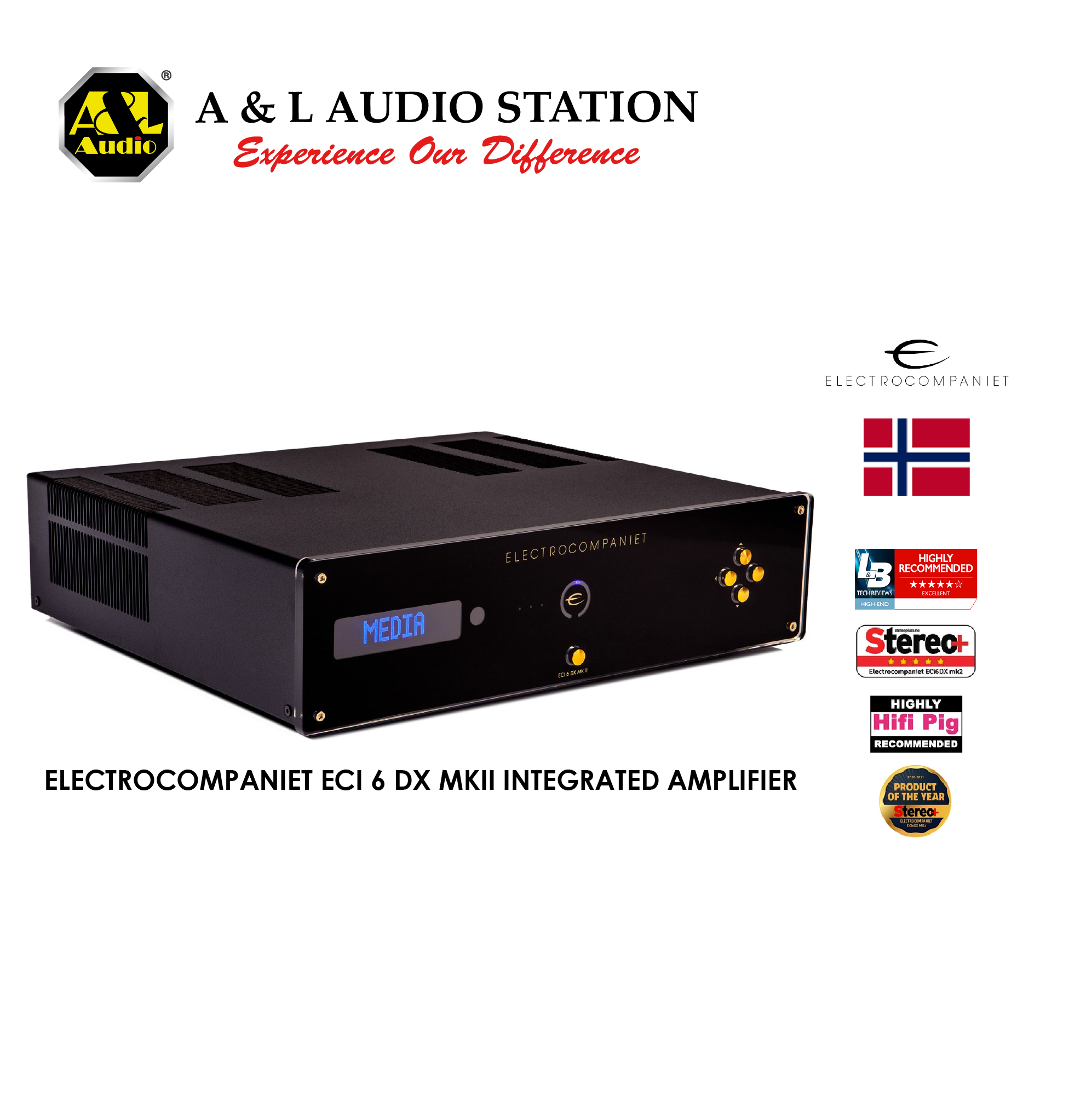 ELECTROCOMPANIET ECI 6 DX MKII INTEGRATED AMPLIFIER/DAC/STEAMER (PC ...