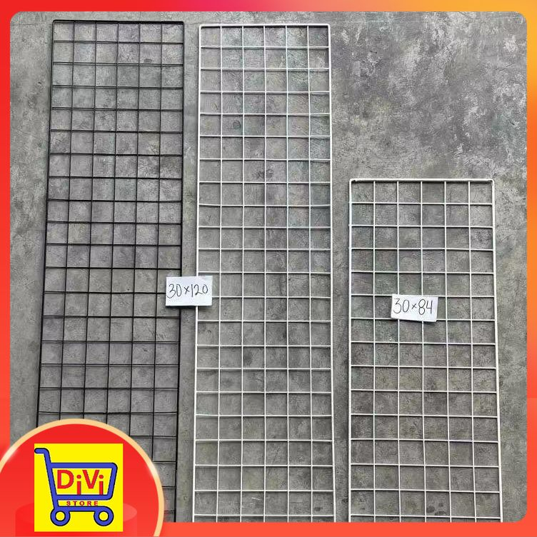 DIVI STORE 30cm x 120cm（1pcs) Mesh Wire Mesh Grid Wall Decor Display ...
