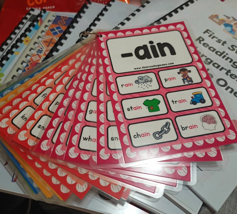 Reading flashcards LONG Vowels Word Family Cards laminated for ...