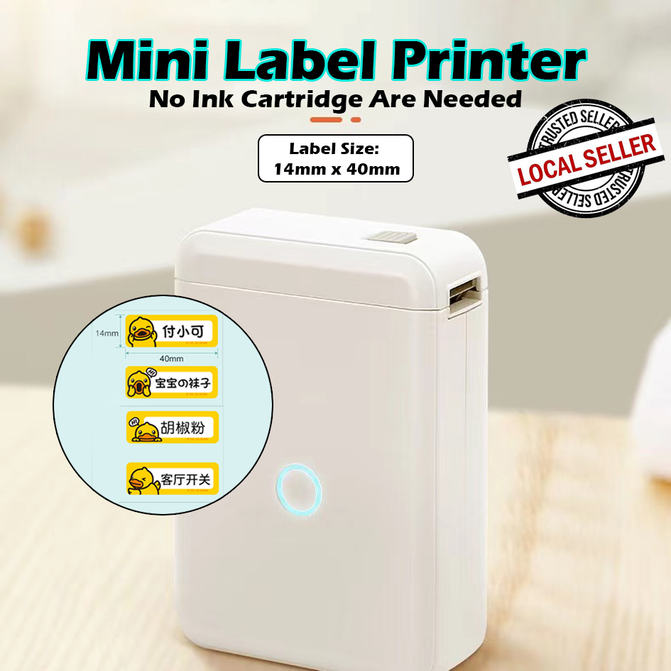 Mini Label Printer/Thermal Label Printer/Sticker Printer | Lazada Singapore
