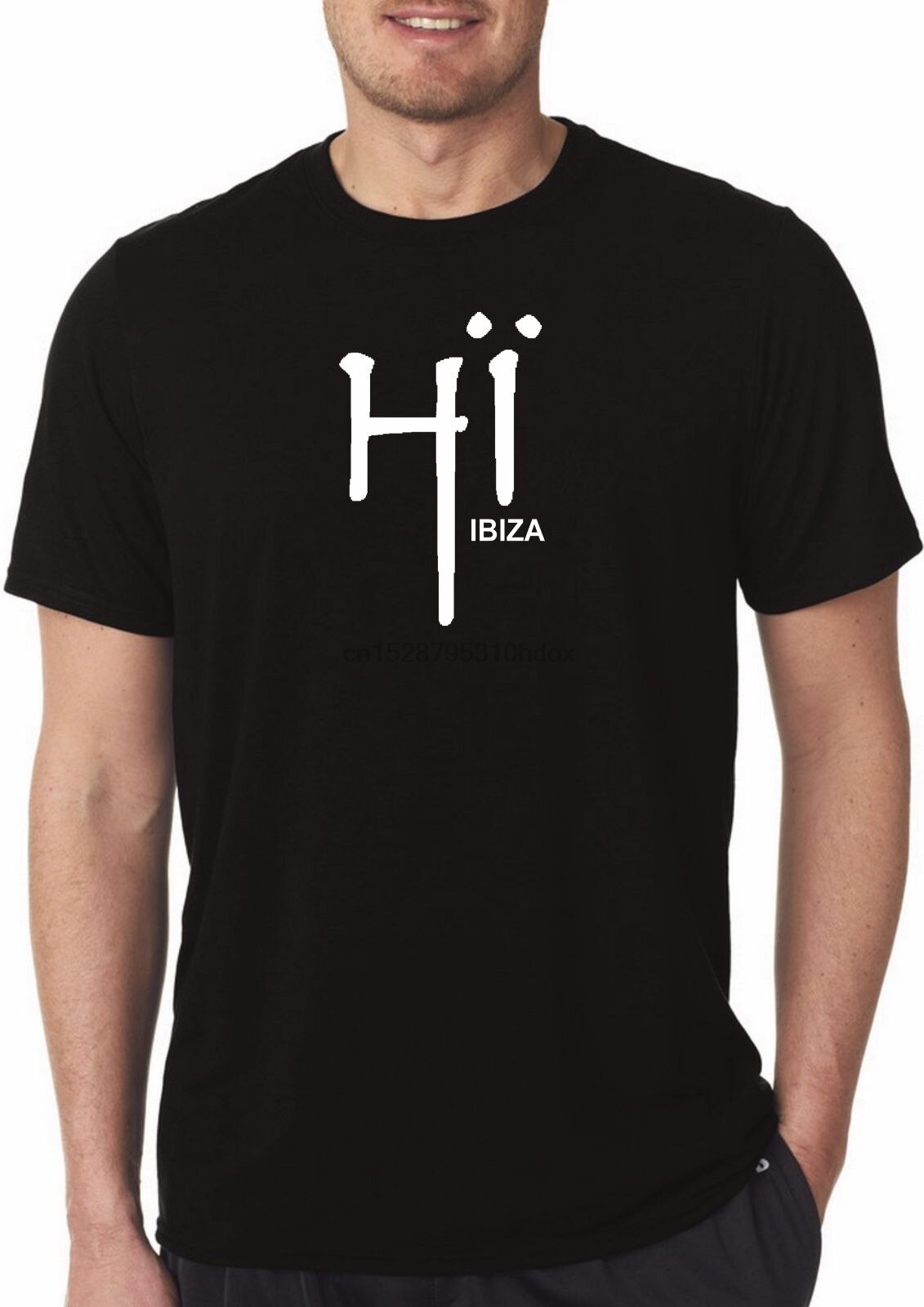 Hi Ibiza Club T Shirt New Logo Trance Rave Dance Techno Cream Amnesia ...