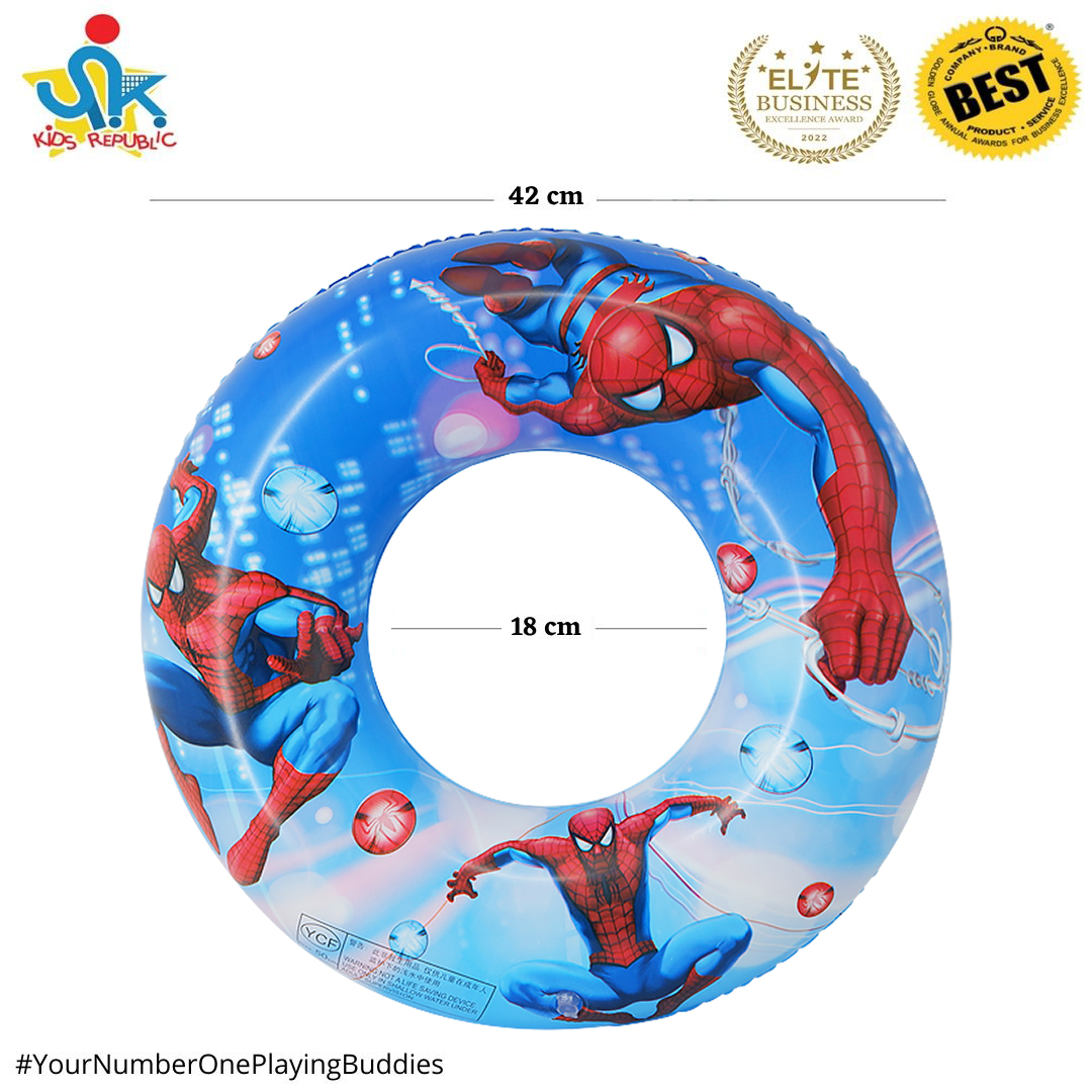 18 inches Cute Cartoon Character Swim Ring Floater for Kids Outdoor ...