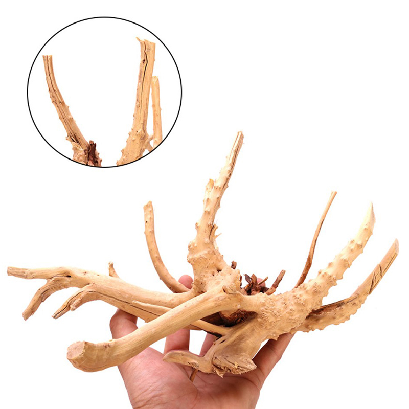 1 Pcs Wood Natural Trunk Driftwood Tree Aquarium Fish Tank Plant Stump ...