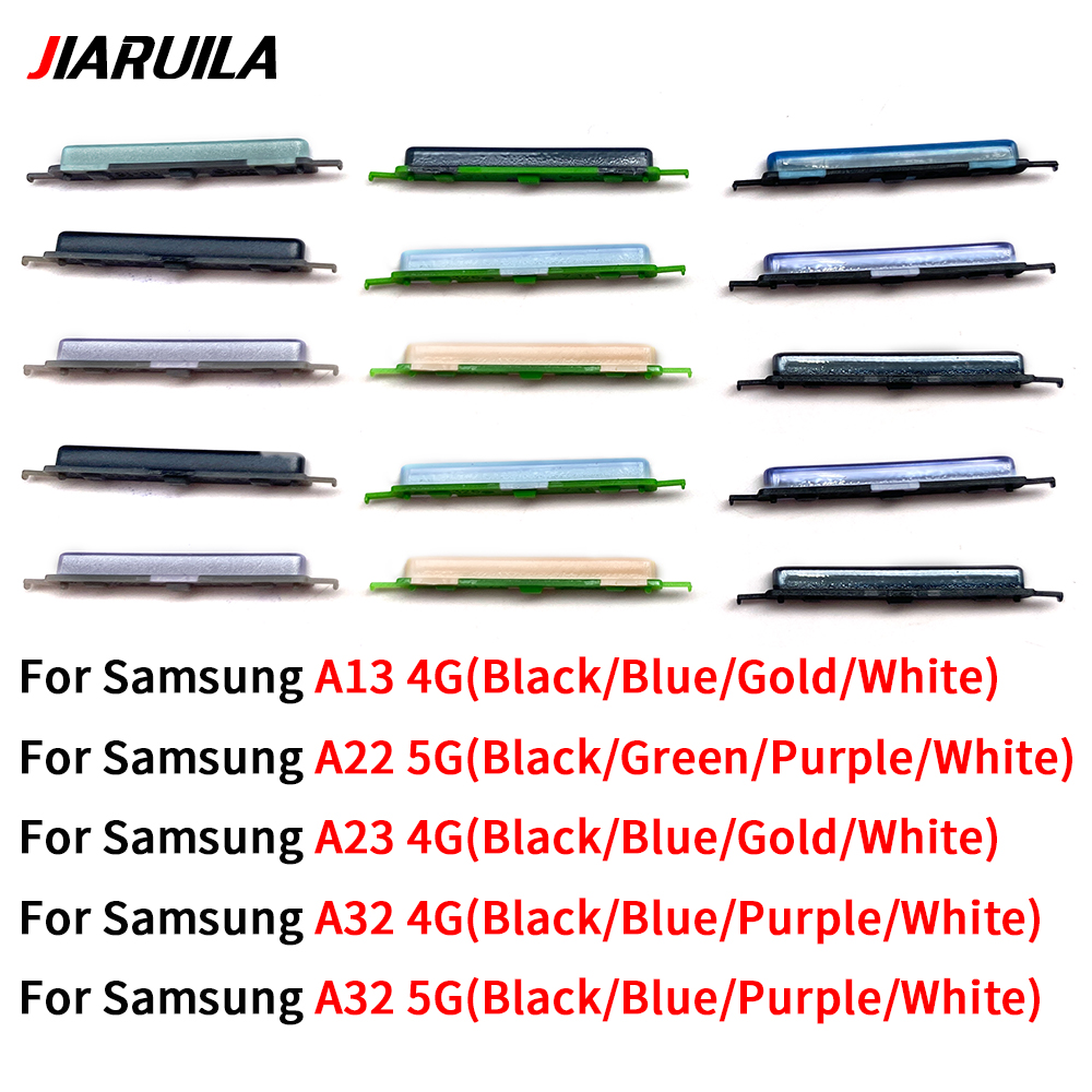 【EcoDealsq】Side Keys Power and Volume Buttons Replacement For Samsung ...