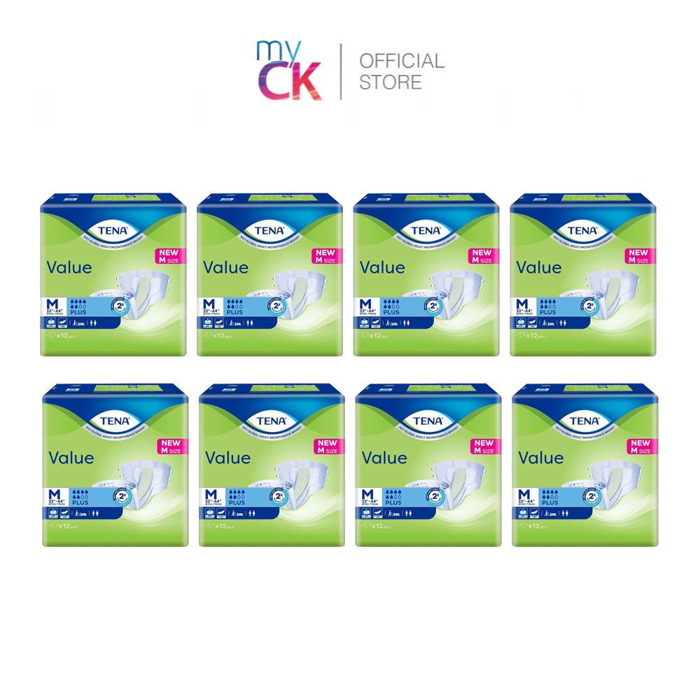 (Bundle of 8) TENA Value Diaper Adult M12's/L10's | Lazada Singapore